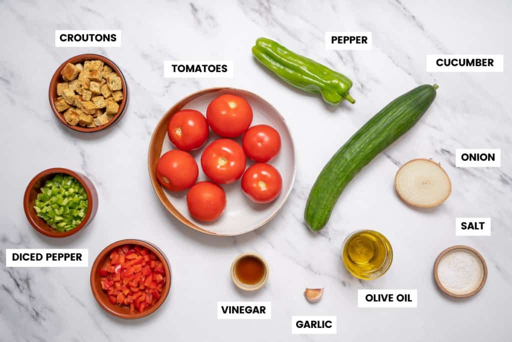 Easy Spanish Gazpacho Recipe - Spanish Sabores