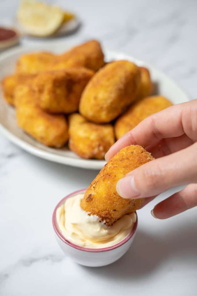 Salt Cod Croquettes (Croquetas de Bacalao) - Spanish Sabores