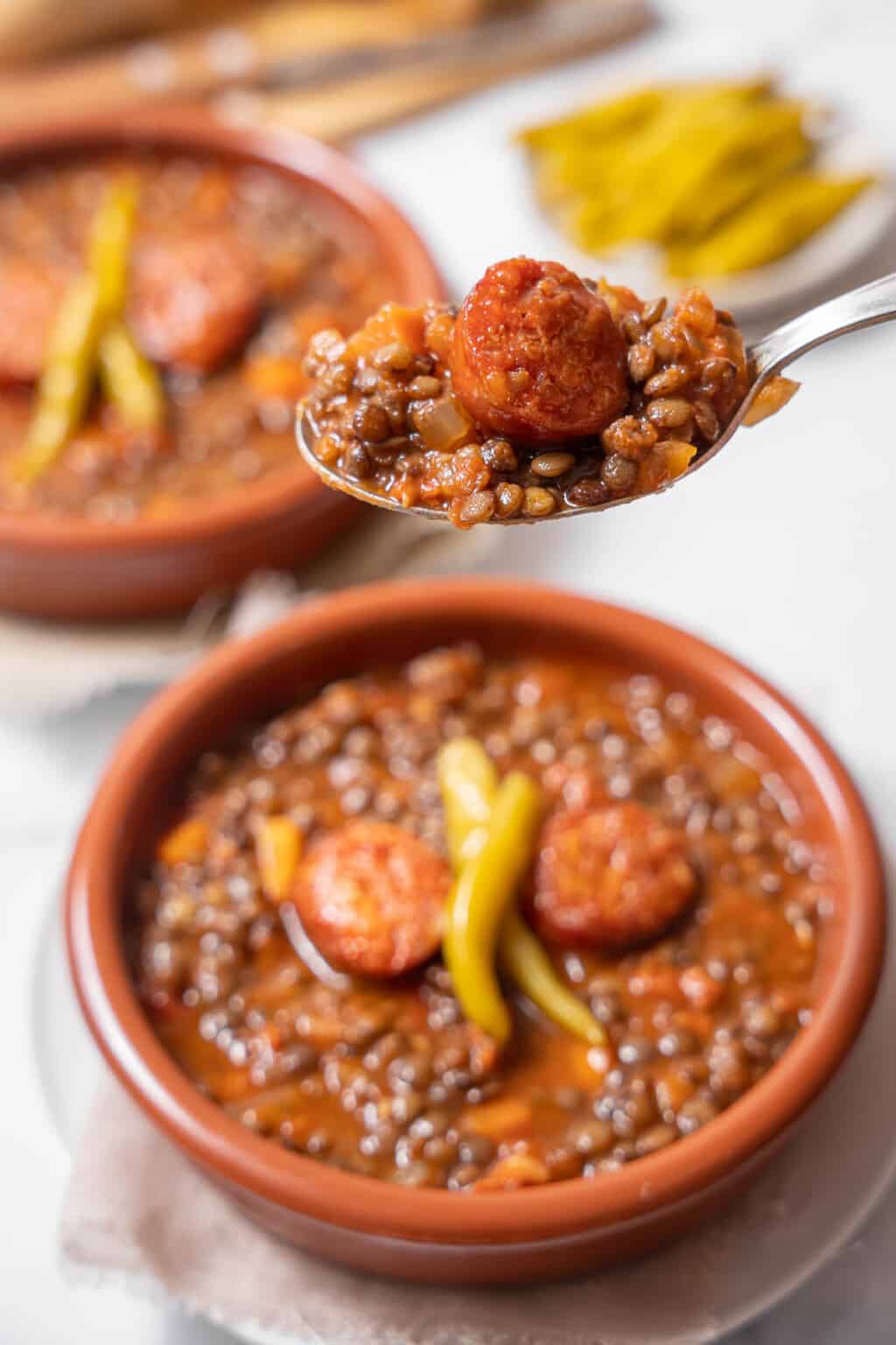 Lentejas con Chorizo Recipe (Simple Spanish Lentil Soup)