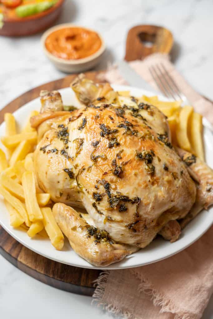 Spanish Roast Chicken - Spanish Sabores