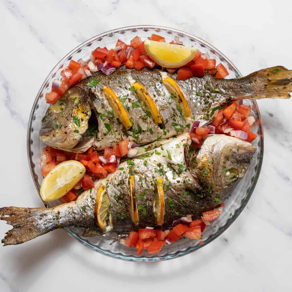 Baked Gilt Head Bream Recipe (Dorada al Horno) - Spanish Sabores